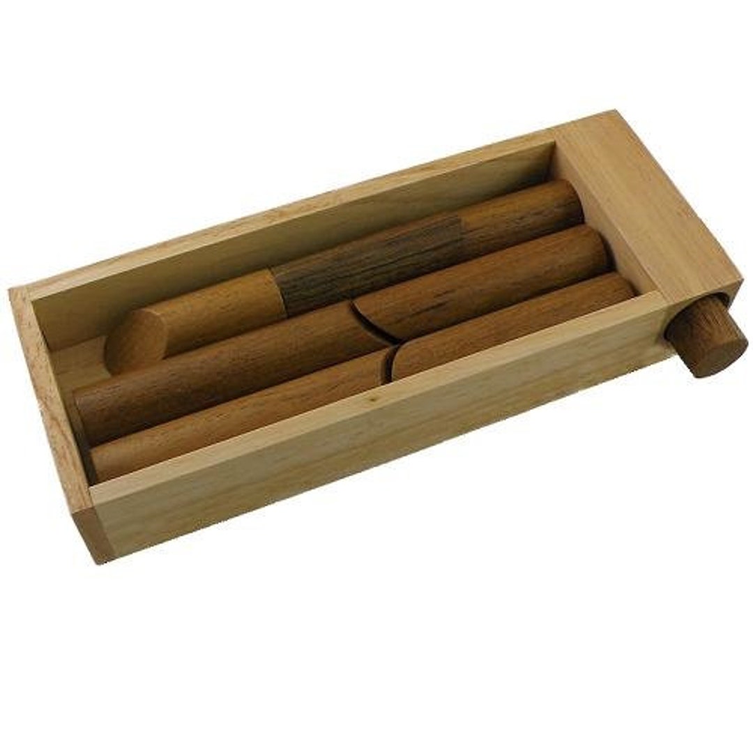 Cigar Logs Pack - Wooden Puzzle Brain Teaser - Etsy