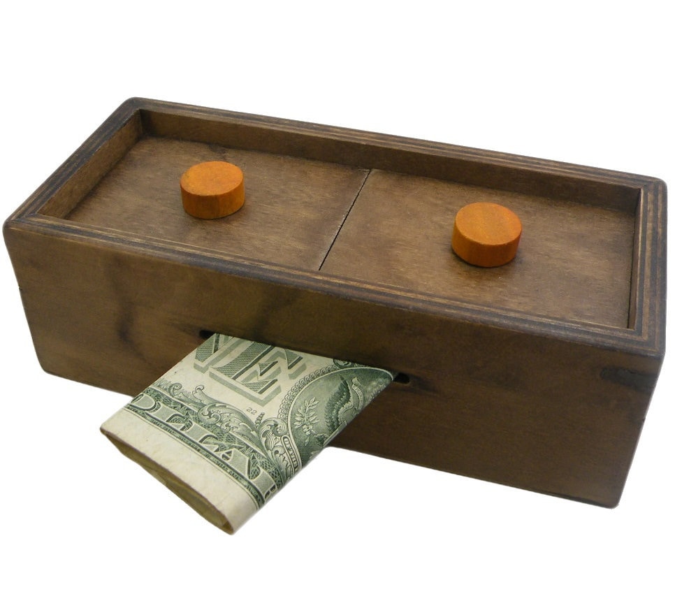 Enigma Secret Puzzle Box Explorer Money Gift Trick Box - Etsy