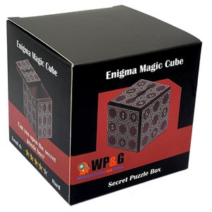 Enigma Magic Cube Secret Puzzle Box Money Trick Box - Etsy