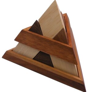 Luxor Egyptian Pyramid - Wooden Puzzle Brain Teaser - Etsy