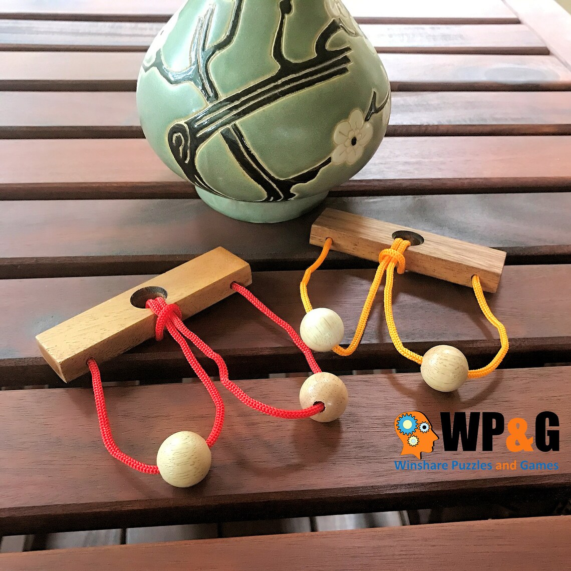 Two Lovers String Brain Teaser Wood Puzzle - Etsy