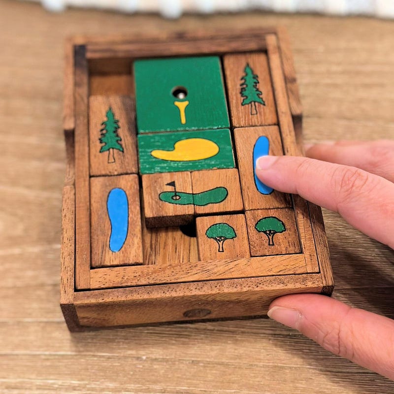 Golf Puzzle for Adults - Etsy