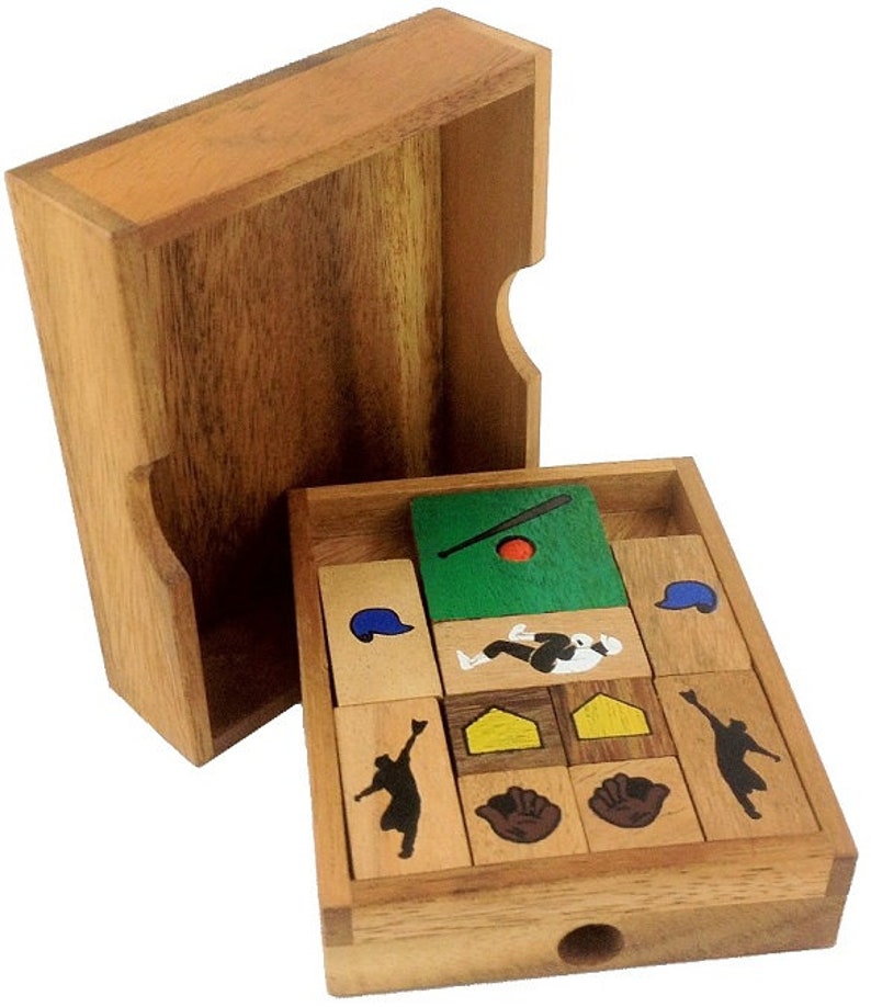 Baseball Field Wooden Puzzle Brain Teaser - Etsy
