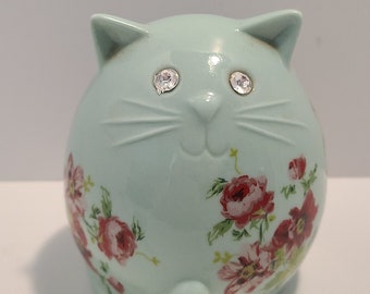 Fat Cat Piggy Bank - Etsy