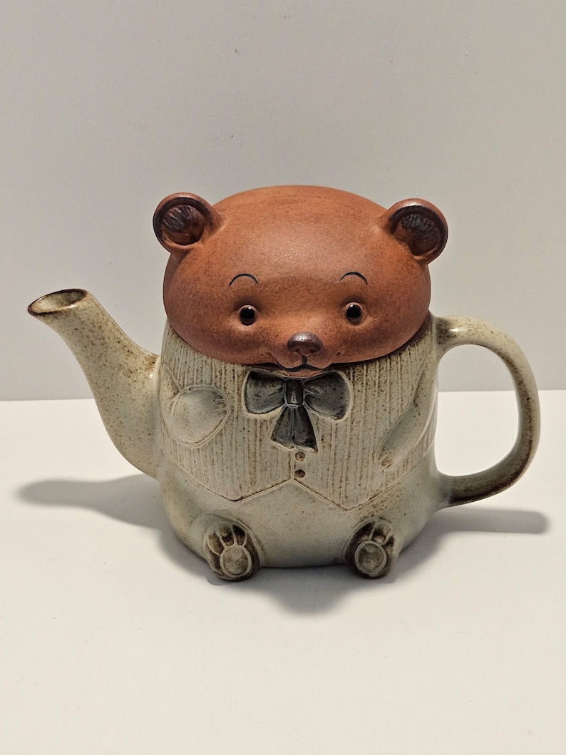 Vintage Hanni Bear Stoneware Teapot-uctci Japan and Giftcraft - Etsy