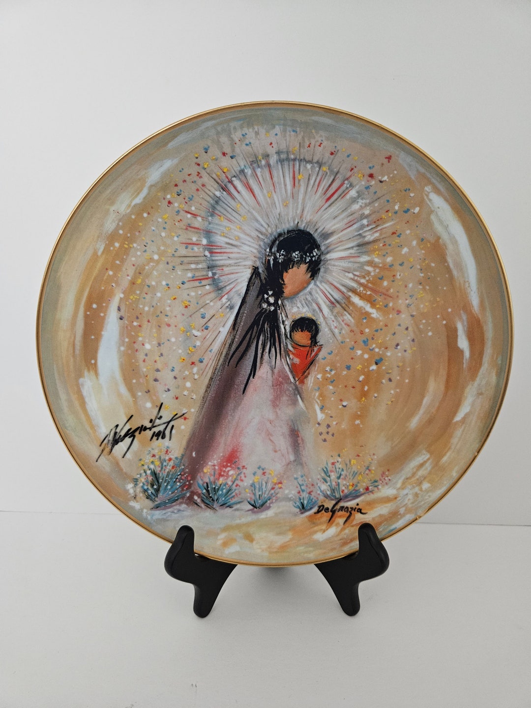 Hand Signed Ted Degrazia "little Madonna" Limited Edition Holiday ...