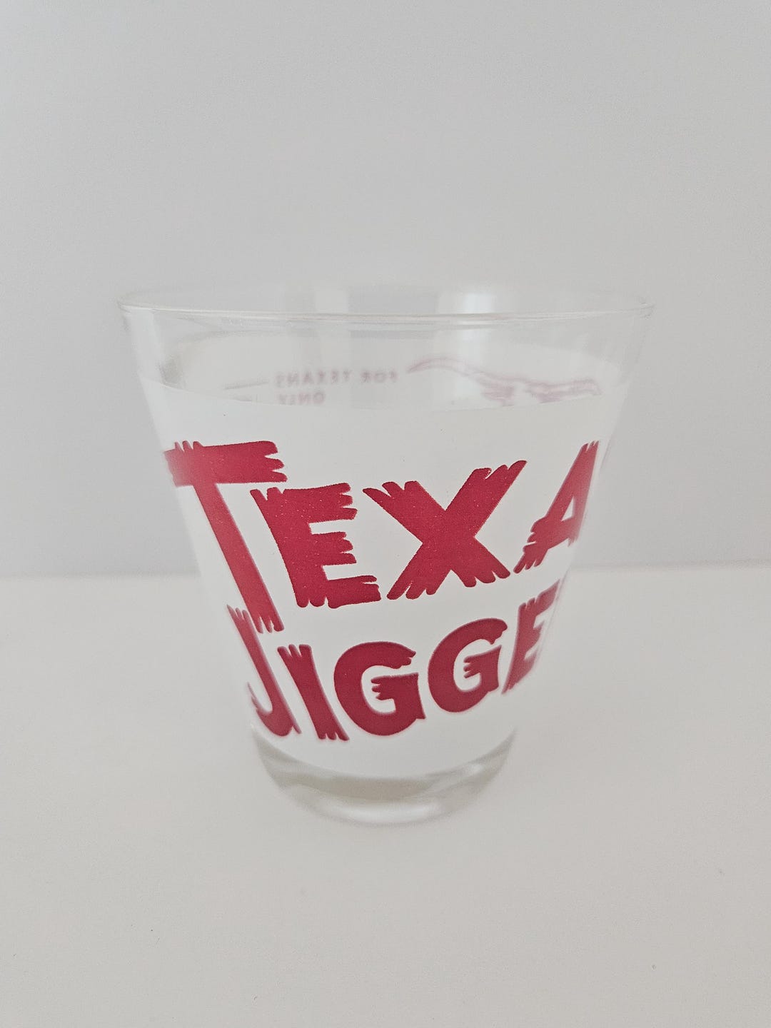 Vintage Texas Jigger 12 Oz. Retro Low Ball Shot Glass - Etsy