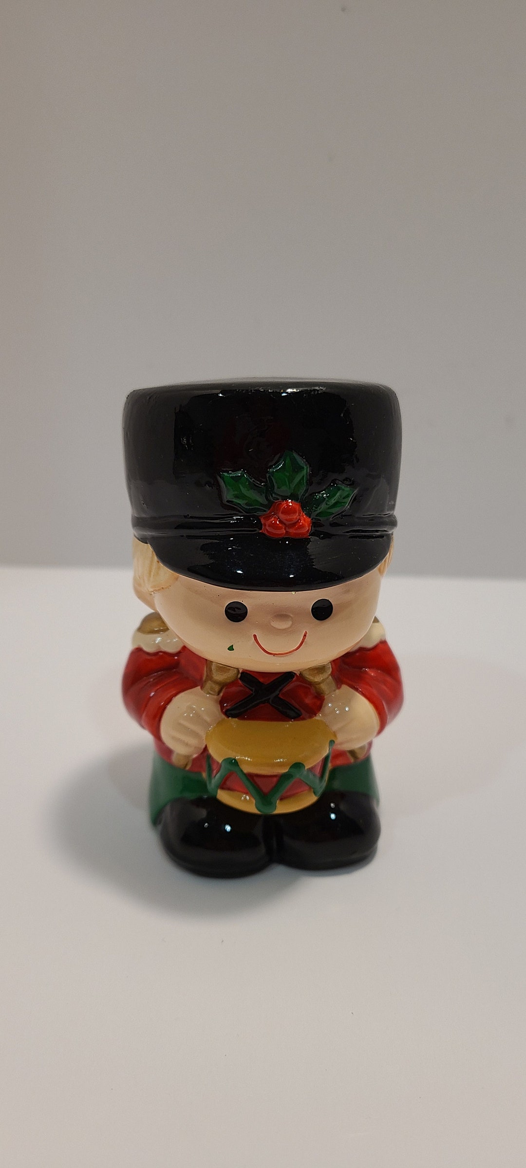 Vintage Drummer Boy Soldier Ceramic Coin Bank by Enesco - Etsy