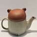 Vintage Hanni Bear Stoneware Teapot-uctci Japan and Giftcraft - Etsy