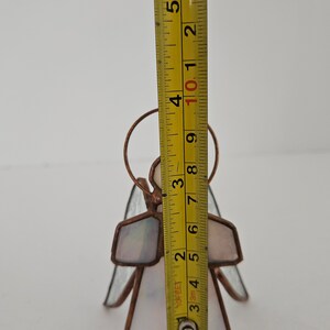 Iridescent Stained Glass & Copper Angel With Wings- 4" - Etsy