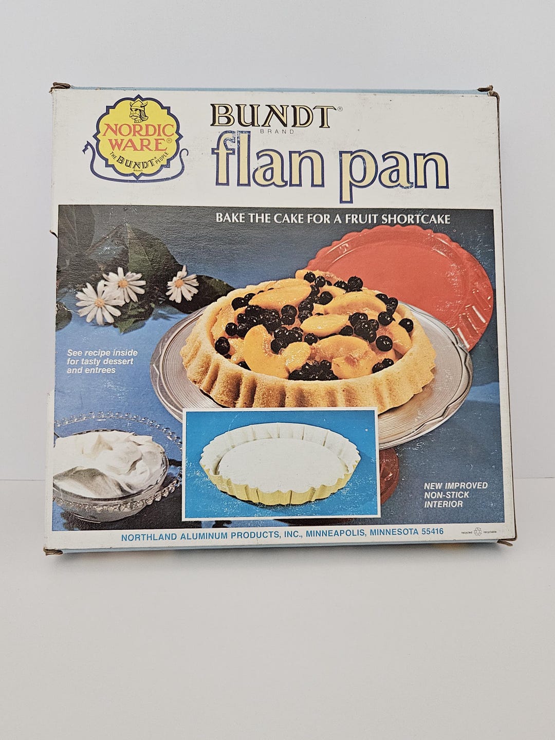 Vintage Nordic Ware Bundt Flan Non Stick Pan in Original Box - Etsy