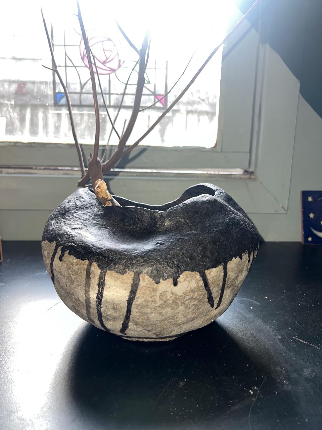 Wabi Sabi Vase Handmade Rustic Home Decor Unique Gift for Her Housewarming Gift Decorative ...