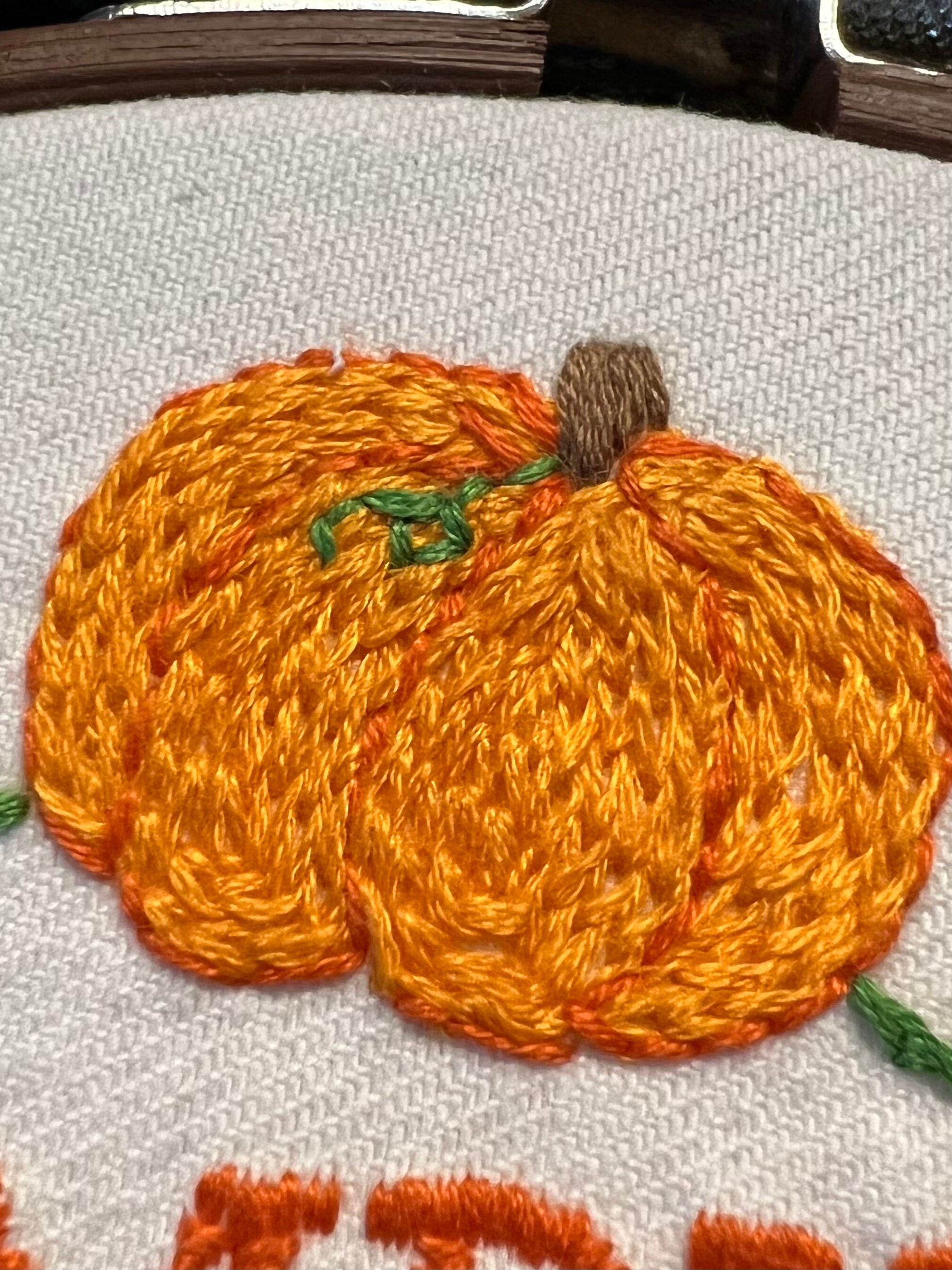 Fun Fall Words Hand Embroidery Pattern Digital Download With Stitch ...