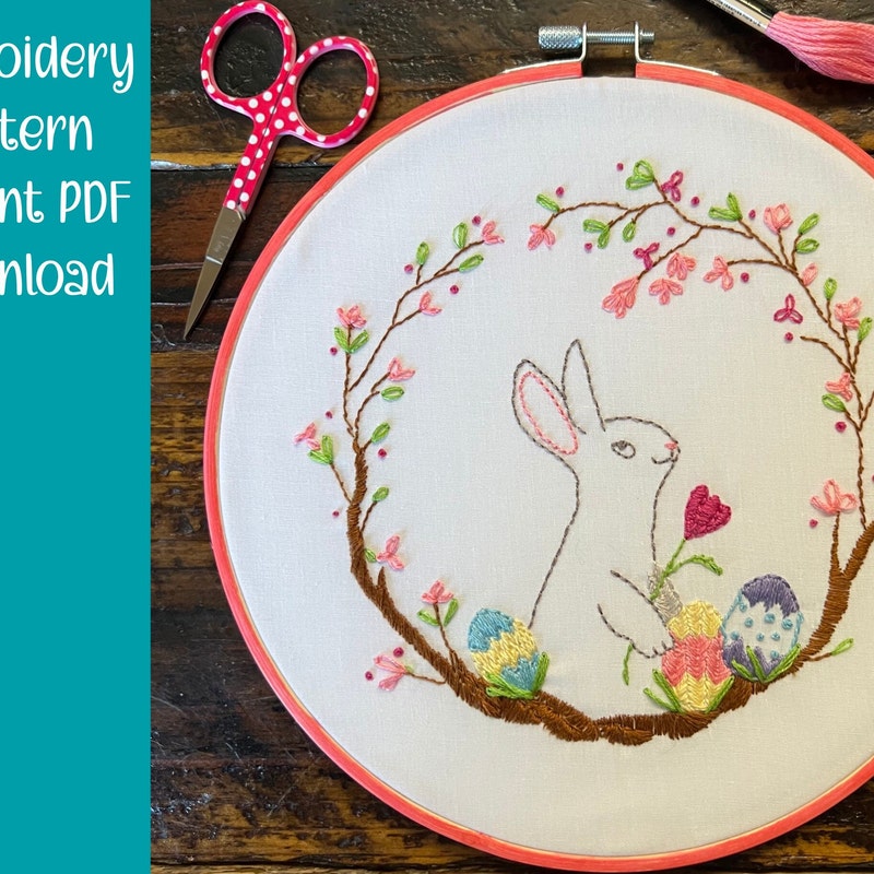 Easter Embroidery - Etsy