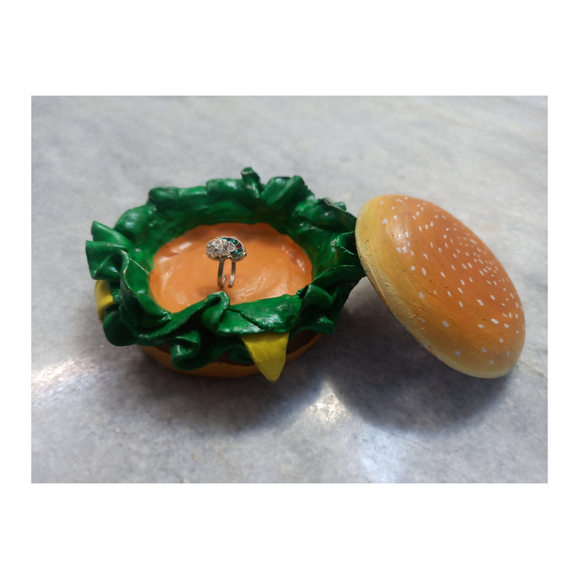 Your Favourite Food Reimagined as a Jewelry and Trinket Box Ring ...