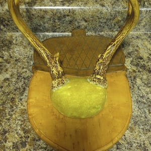 Deer Mount on Acorn Plaque - Etsy