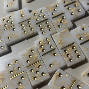 Epoxy Resin Dominos, Custom Game, Unique Tabletop Gaming, Personalized ...
