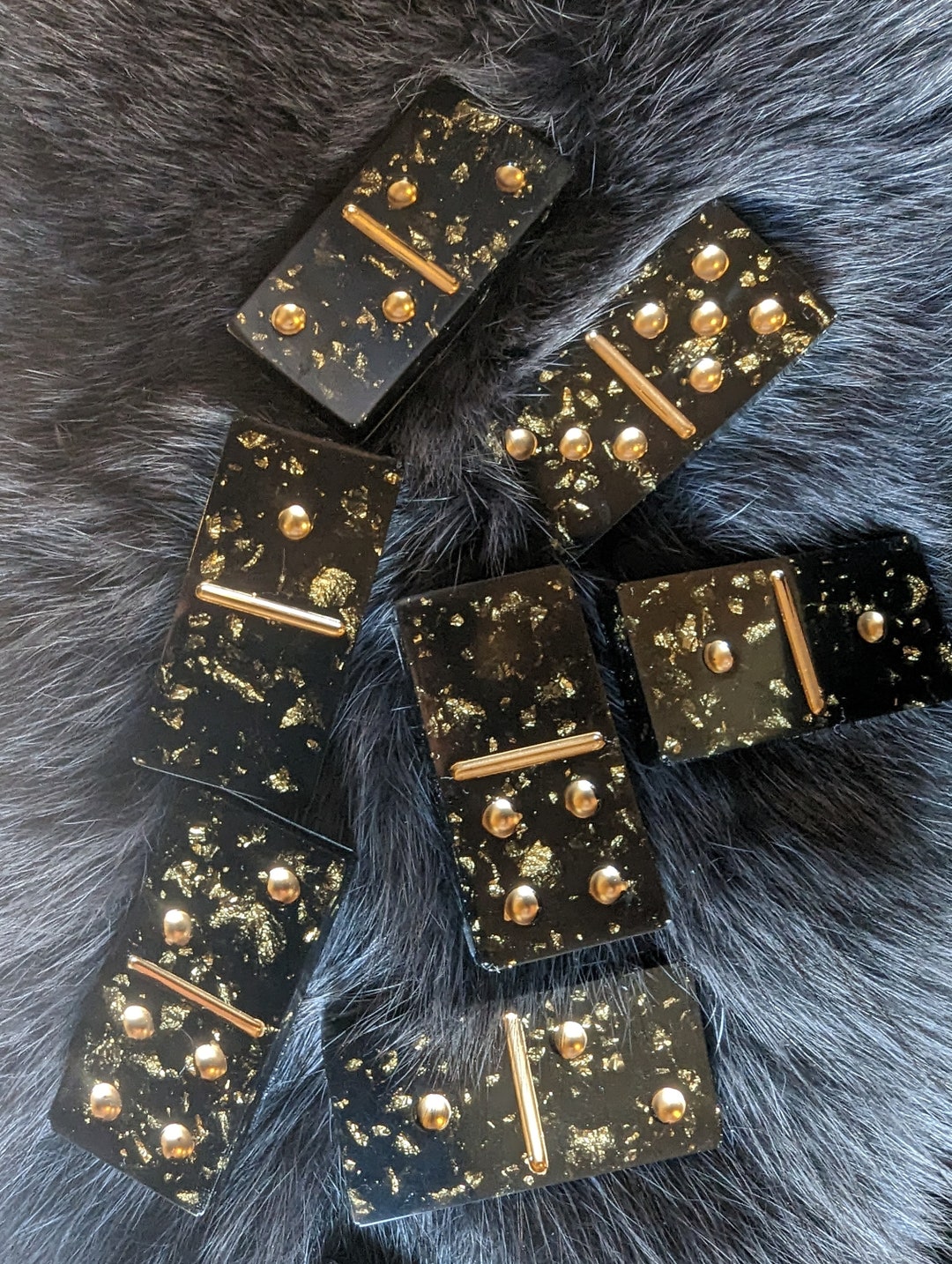 Epoxy Resin Dominos, Custom Game, Unique Tabletop Gaming, Personalized ...