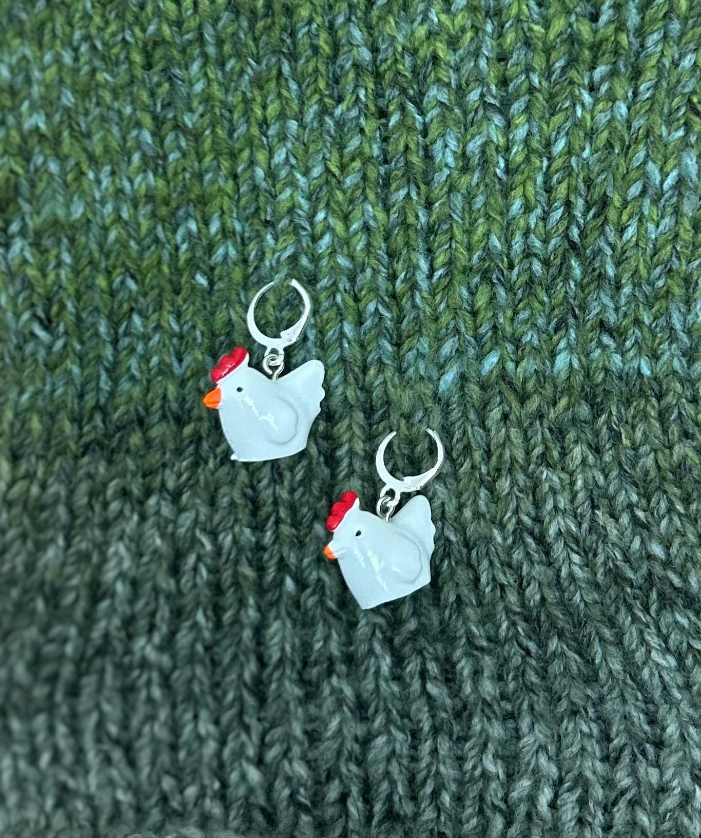 Chicken Stitch Markers - Set of 5 - Etsy