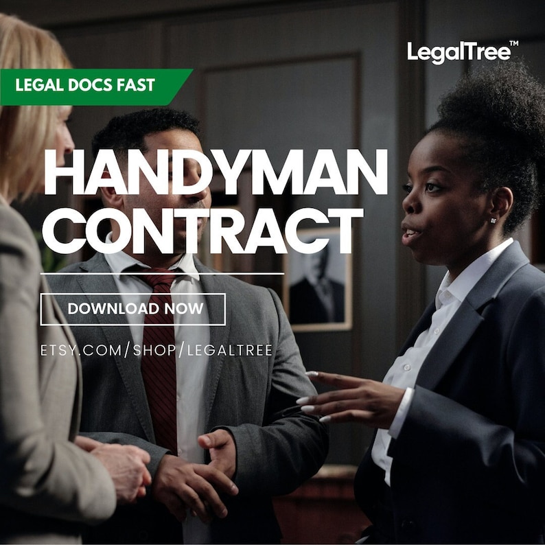 Handyman Contract Legal Template Word Document Ensure Smooth and ...