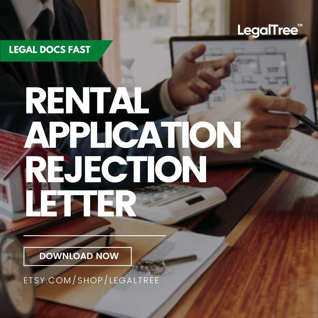 Rental Application Rejection Letter Template Professionally Inform