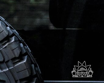 Rick Middle Finger - Etsy