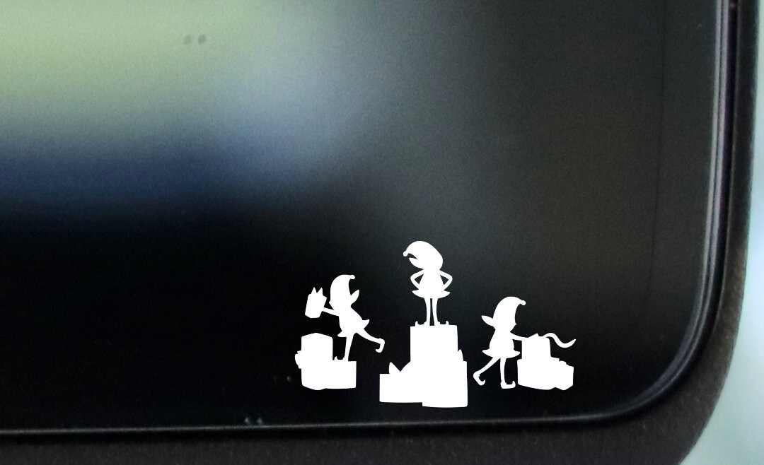 Tiny Elves Cute Elves at Work Decal Car Decal Super Tiny - Etsy