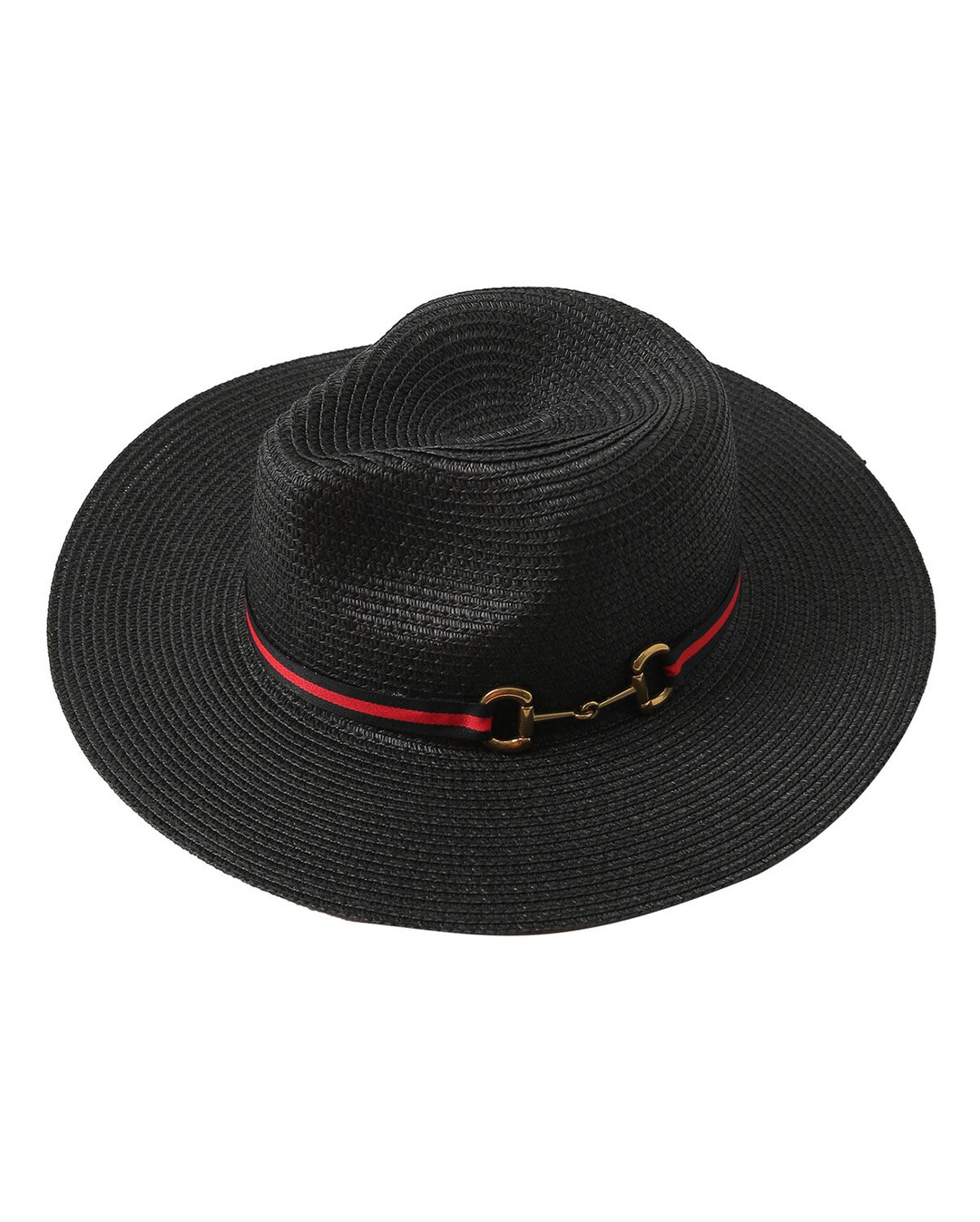 Ribbon Packable Straw Hat--black or Tan - Etsy