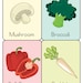 100 Fruits Vegetables Plants Trees and Flowers Flashcards, Montessori ...