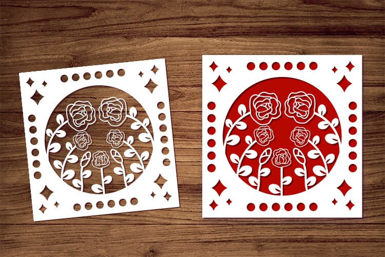 Wedding Paper Cut Card SVG Bundle, Happy Wedding Card Paper Cut ...