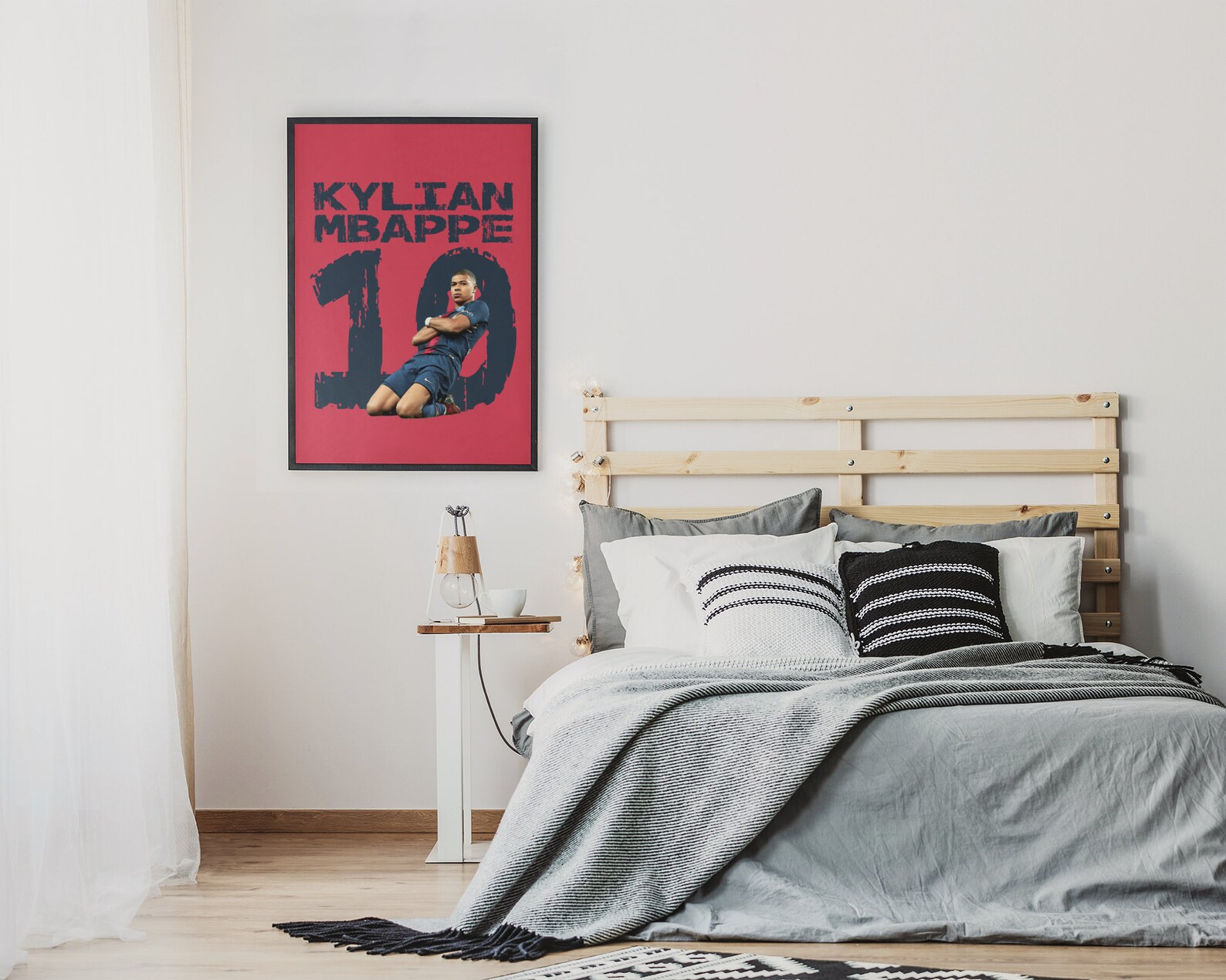 Kylian Mbappe Wall Art, Kylian Mbappe Poster, Sports Poster, Football ...