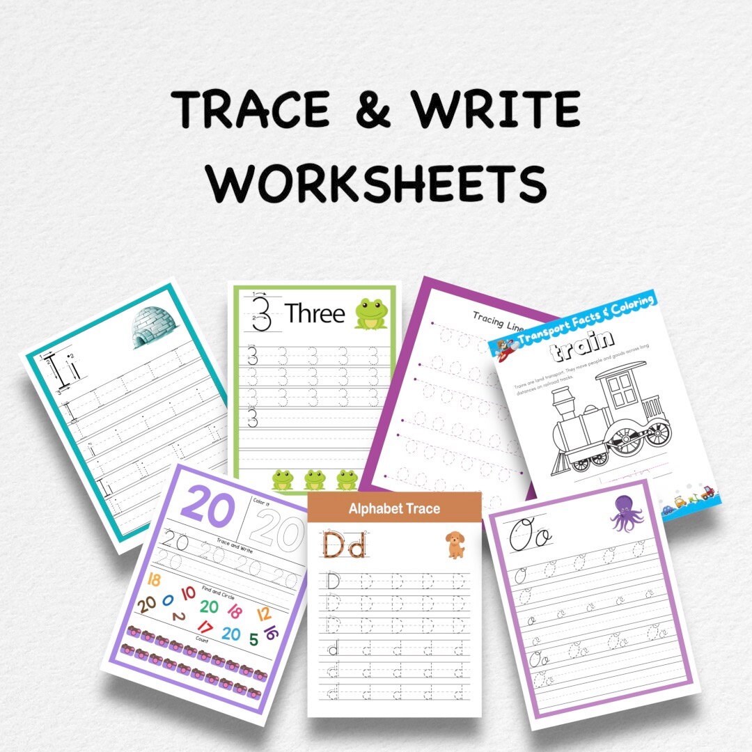 1000 Preschool Pre-k Kindergarten Learning Bundle, 1000 Page Worksheets ...