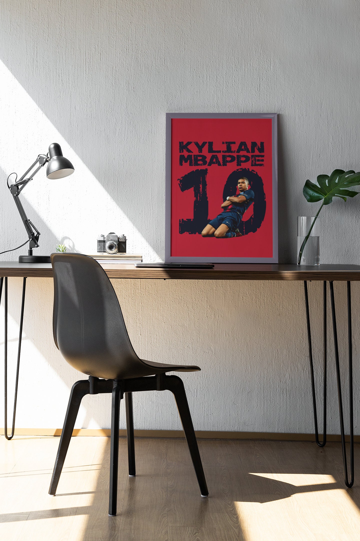 Kylian Mbappe Wall Art, Kylian Mbappe Poster, Sports Poster, Football ...