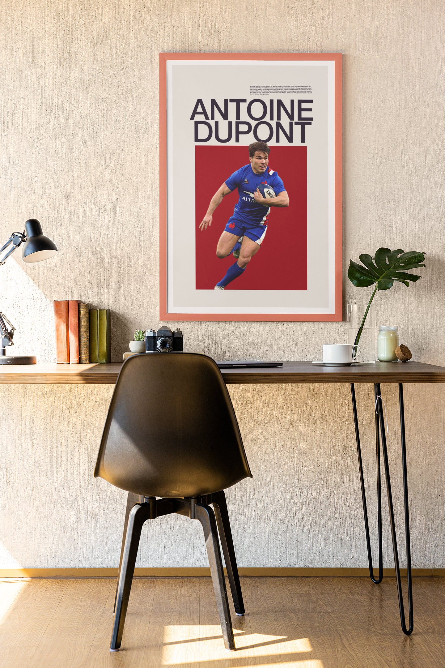 Antoine Dupont Poster Wall Art, Rugby Art Print, Sports Fan Gift ...