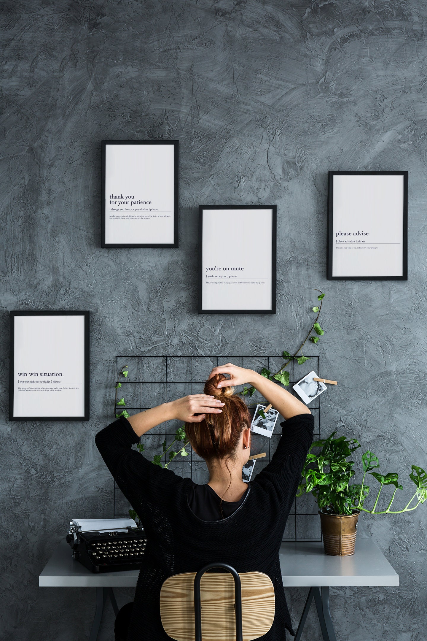 25 Funny Office Definition Wall Art Set, 25 Office Prints Mega Bundle ...