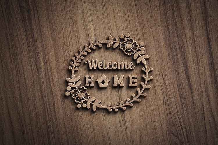 Laser Cut Round Door Sign SVG Bundle: Home & Welcome Designs (digital ...