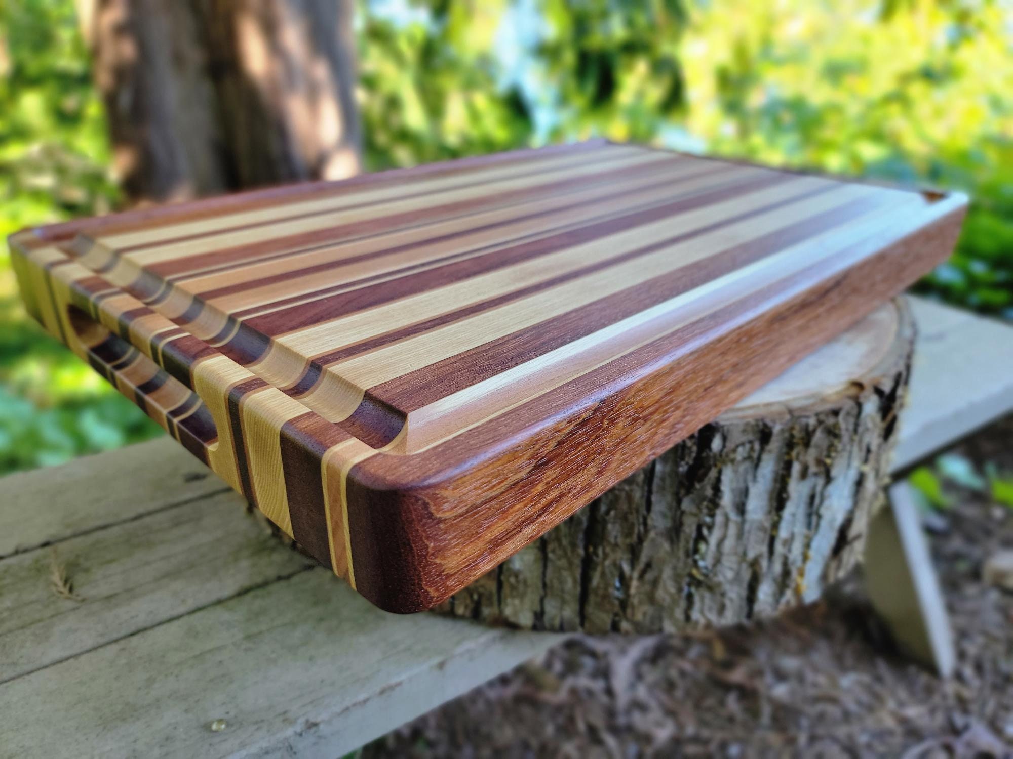 Edge Grain Cutting Board - Etsy