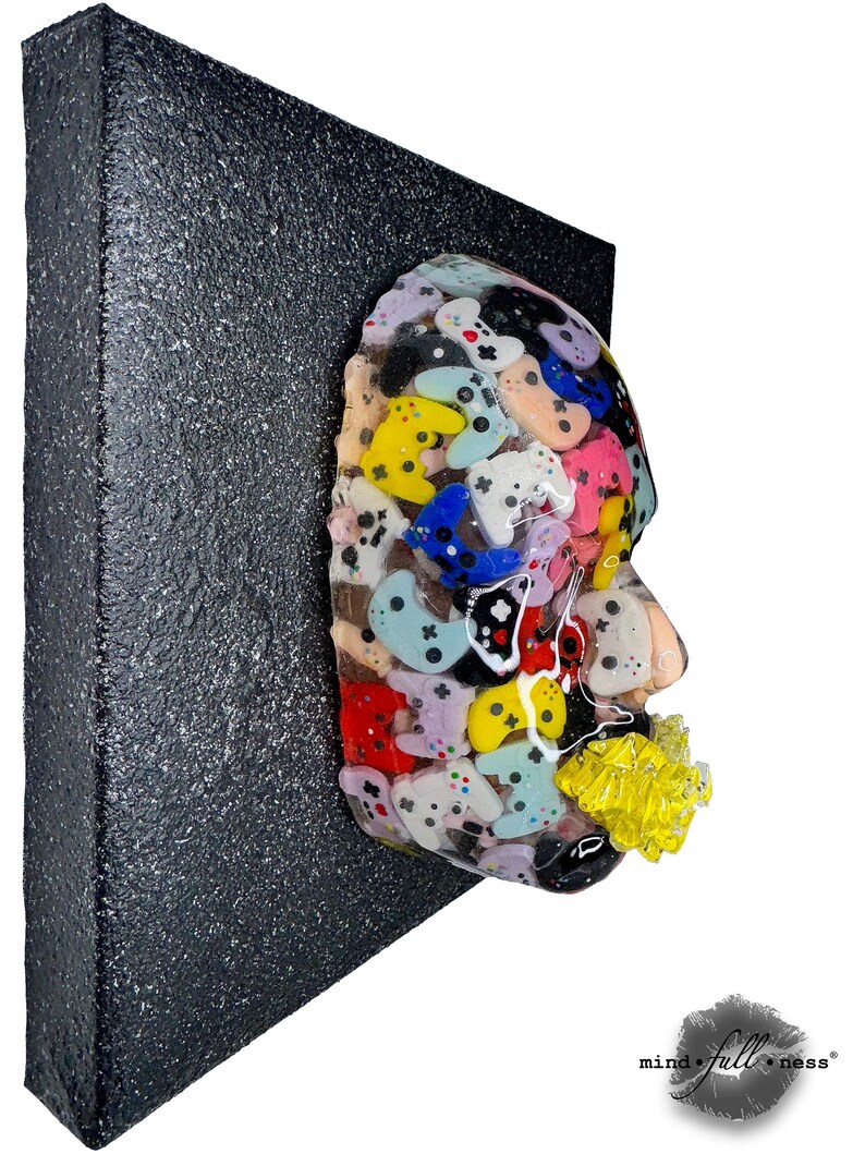 Video Games Controller Sculpture, the Controller, Abstract Face ...