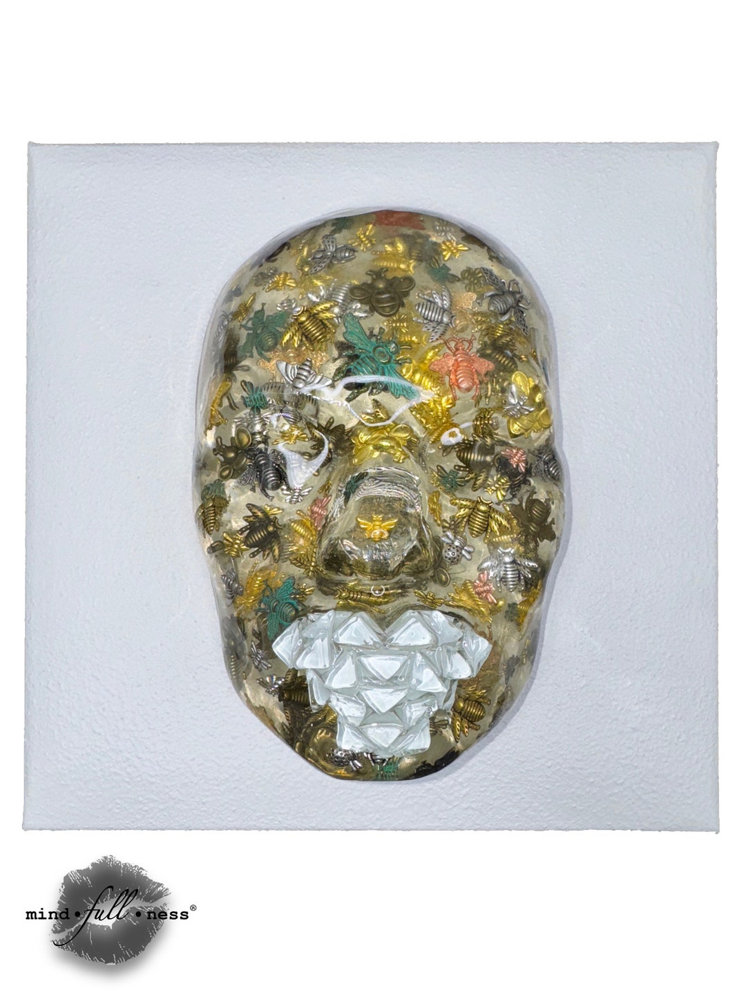 Bug Sculpture, Infested, Insects Face Sculpture, Modern Sculpture Wall ...