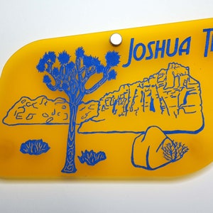Joshua Tree Line Drawing on Acrylic - Etsy