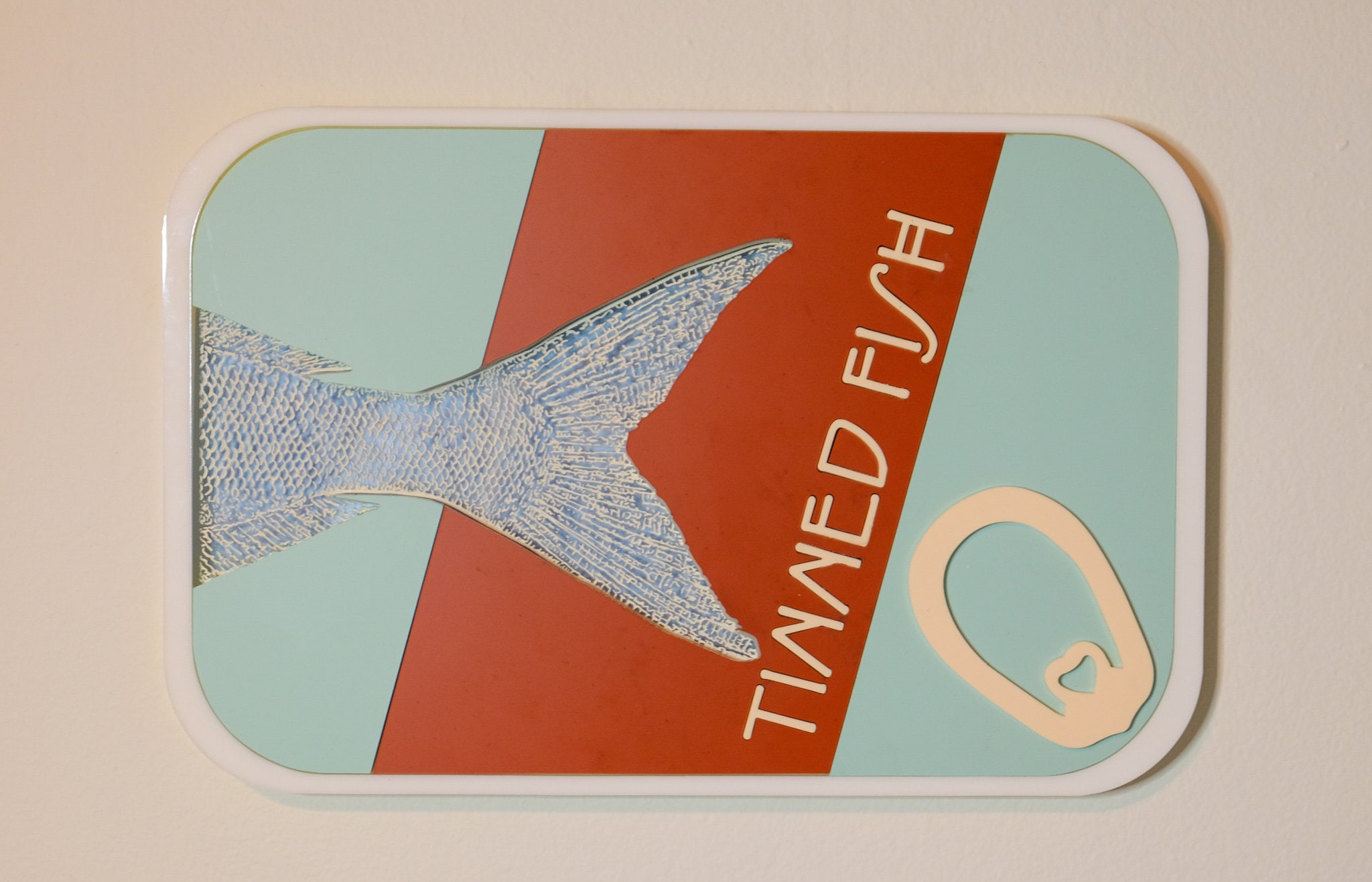 Tinned Fish Art. Acrylic Art. Tuna Fish Art. Americana Series by Erin R ...