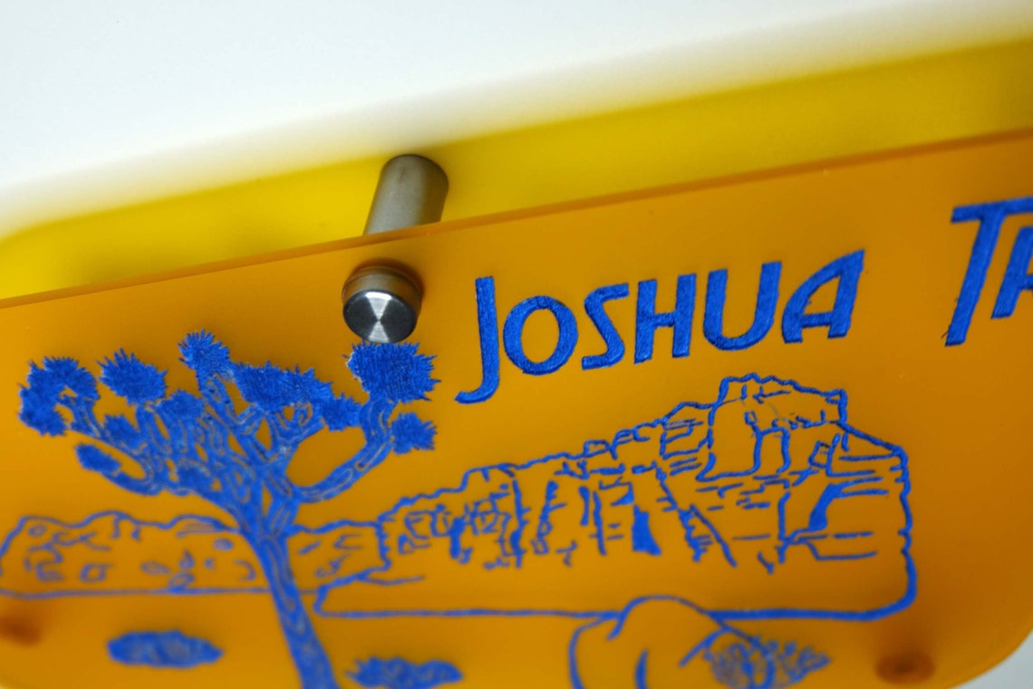 Joshua Tree Line Drawing on Acrylic - Etsy