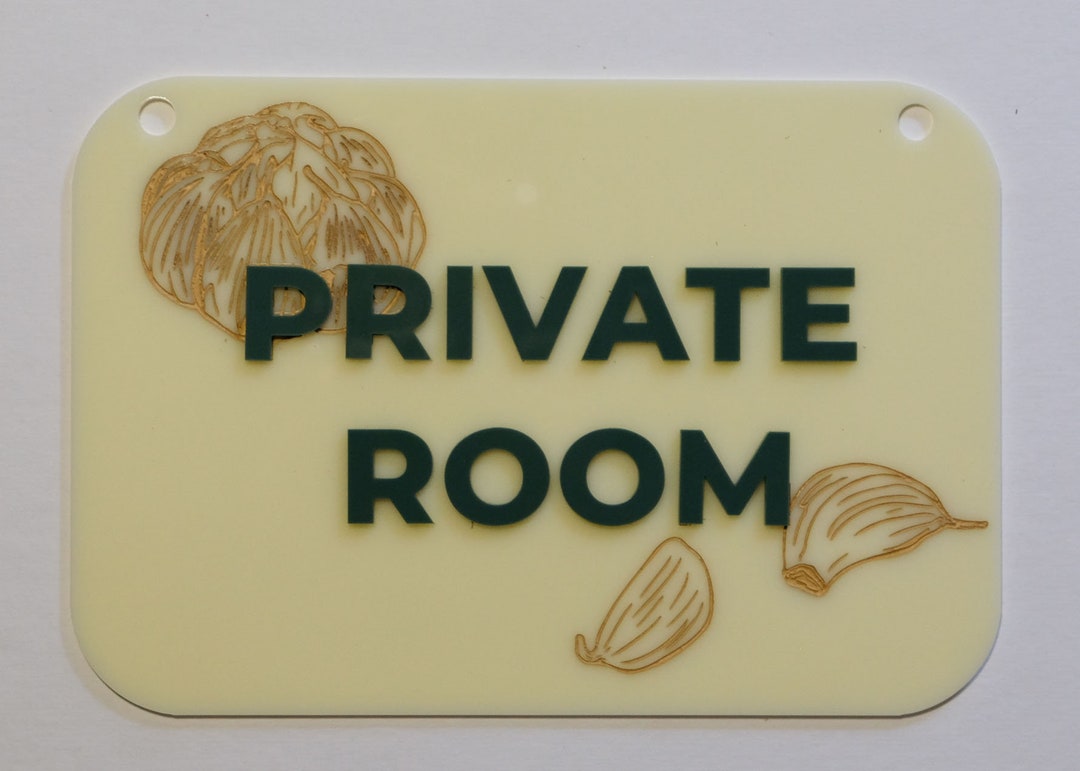 Private Room Sign. Business Sign. Custom Business Signs. Custom Colors ...