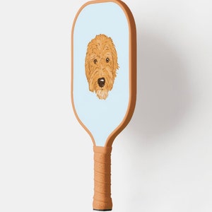 Custom Pickleball Paddle: Pet Portrait Gift for Dog Lover - Etsy