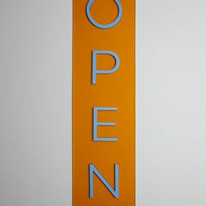 Modern Acrylic Open and Closed Sign: Customizable Business Decor - Etsy