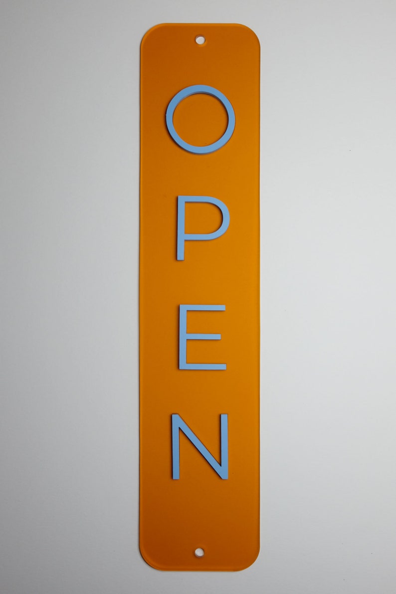 Open and Closed Signs. Modern Signs. Two Colors. Customized - Etsy