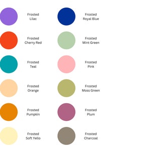 Modern Table Numbers, Custom Colorful Table Numbers for Wedding, Simple ...