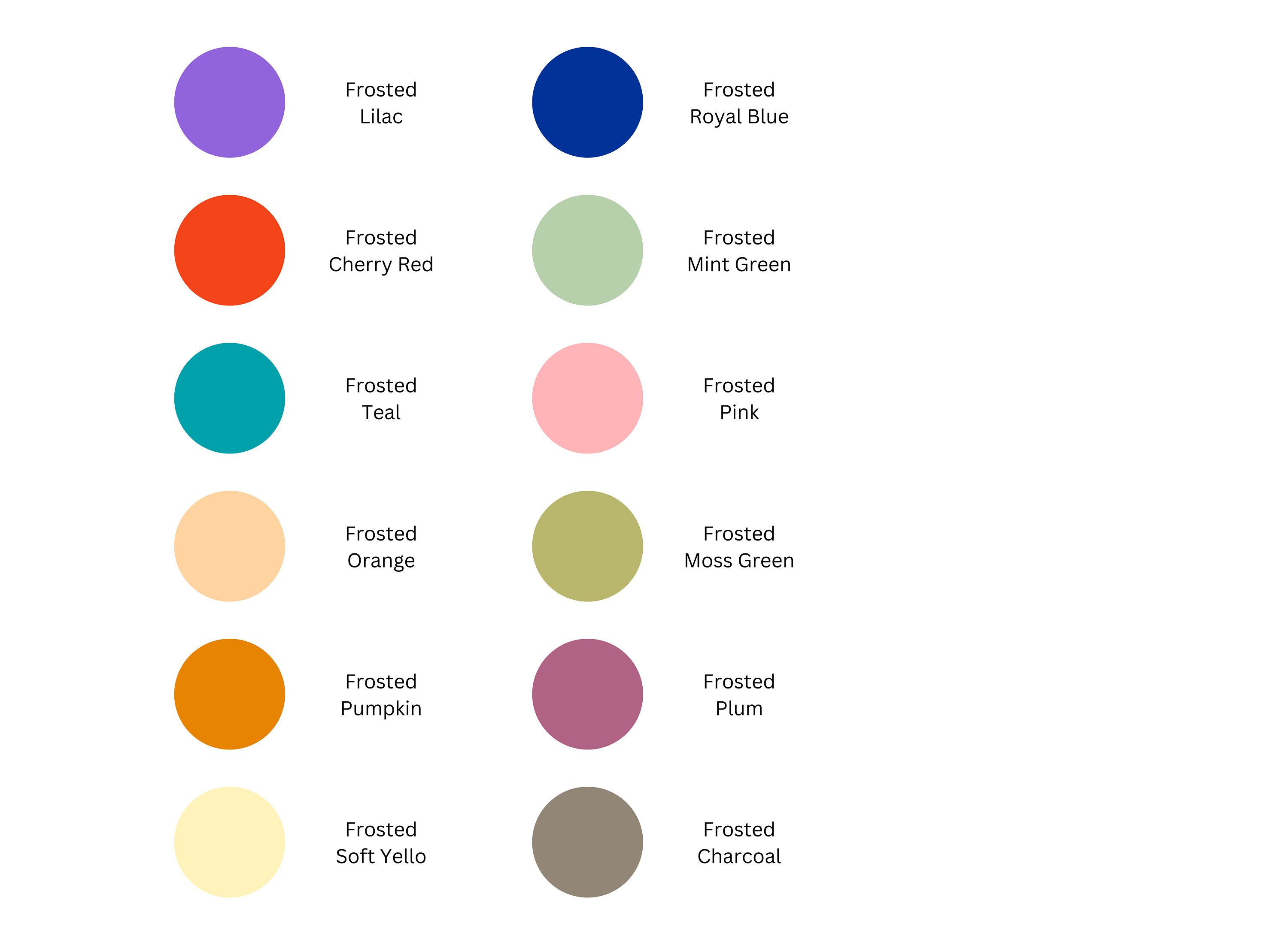 Modern Table Numbers, Custom Colorful Table Numbers for Wedding, Simple ...