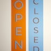 Modern Acrylic Open and Closed Sign: Customizable Business Decor - Etsy