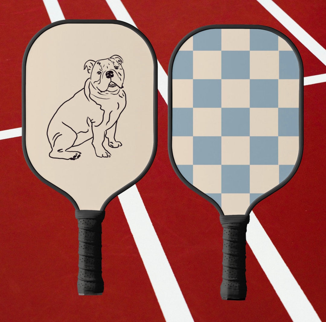 Custom Pickleball Paddle: Pet Portrait Gift for Dog Lover - Etsy